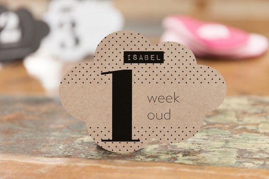 Mijlpaalkaarten wolk kraftlook Isabel | bol.com