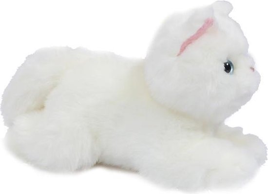 Kat wit liggend 20 cm | bol.com