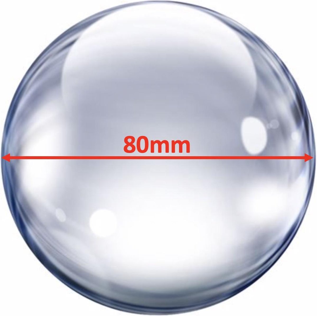 Lensball 80mm - Fotografie - Glazen Bol - Bal - Lensbal - 80 mm - 8 cm ...