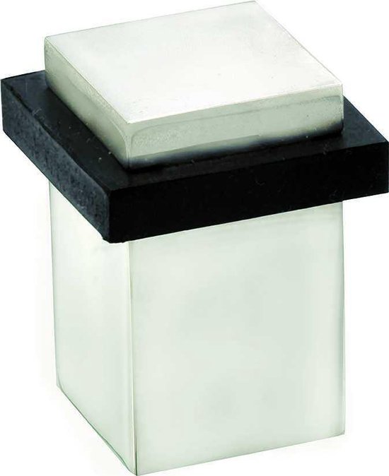 Deurstopper - Nikkel - Mi Satori - Mi Satori Vierkante glans nikkel | bol