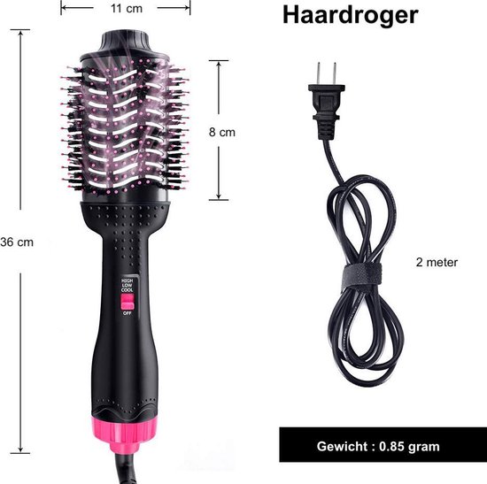Föhnborstel Haar Volume Fohnen Fohnborstel Stijlborstel Haardroger Borstel Multistyler