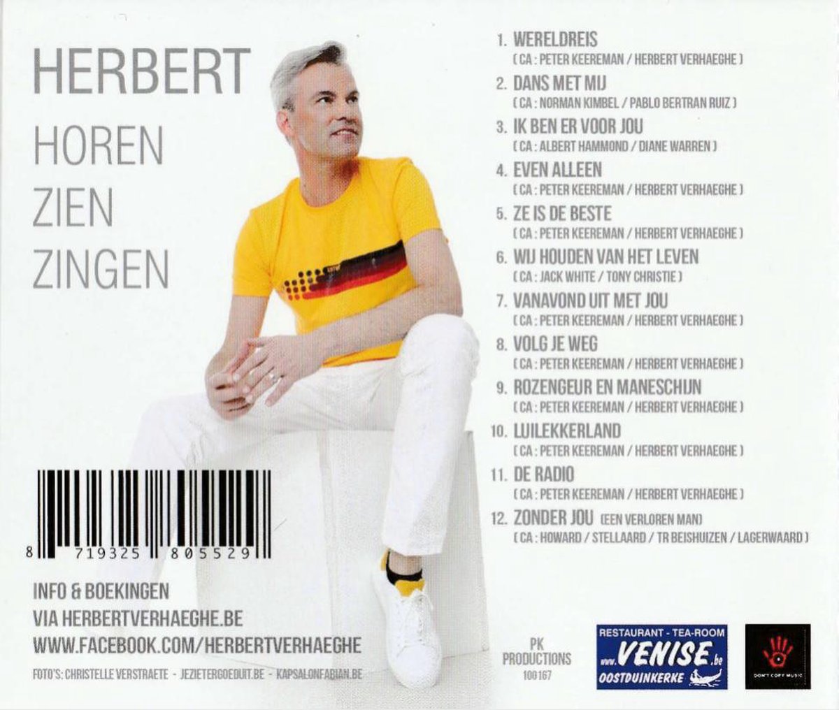 Herbert - Horen Zien Zingen, Herbert Verhaeghe | CD (album) | Muziek | bol.com