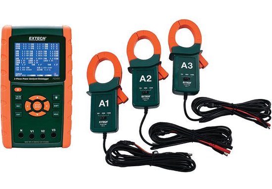 EXTECH PQ3450-12: 1200A Vermogen analyzer kit met datalogger | bol
