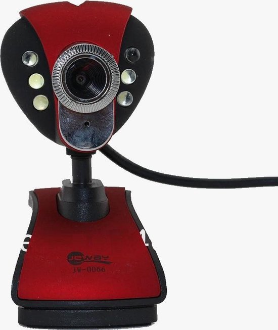 Jeway JW-0066 Webcam met Microfoon voor Laptop & Computer (usb plug ...