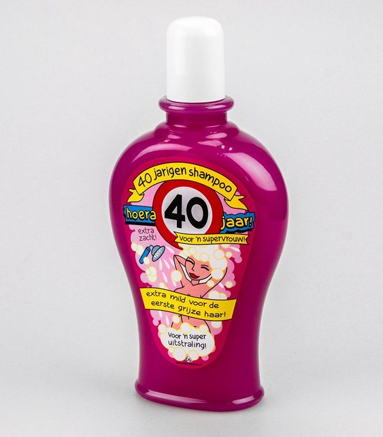 Paper Dreams Shampoo Fun 40 Jaar Dames 350 Ml Blauw | bol.com
