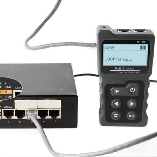 Poe Checker Netwerktester - NF-488 - POE Tester | bol