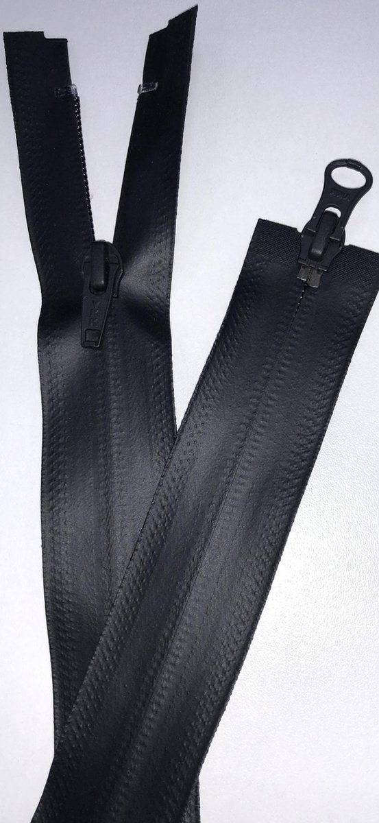 YKK DUBBELDEELBARE RITS WATERDICHT ZWART MAT 80 CM | bol