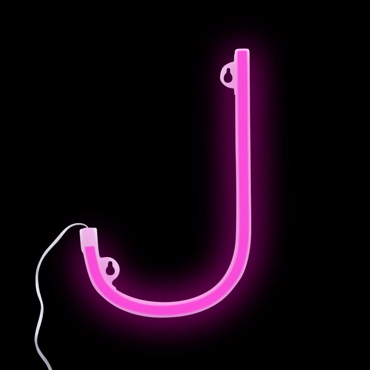 Neon LED Letter Roze Pink J | bol.com
