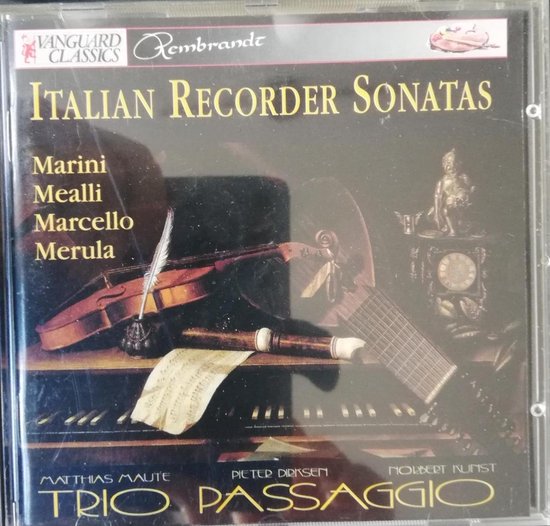 Italian Recorder Sonatas - Trio Passaggio, Trio Passaggio | CD (album ...