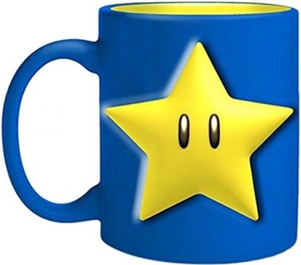 Super Mario - Coffee Mug with 3D Super Star | bol.com