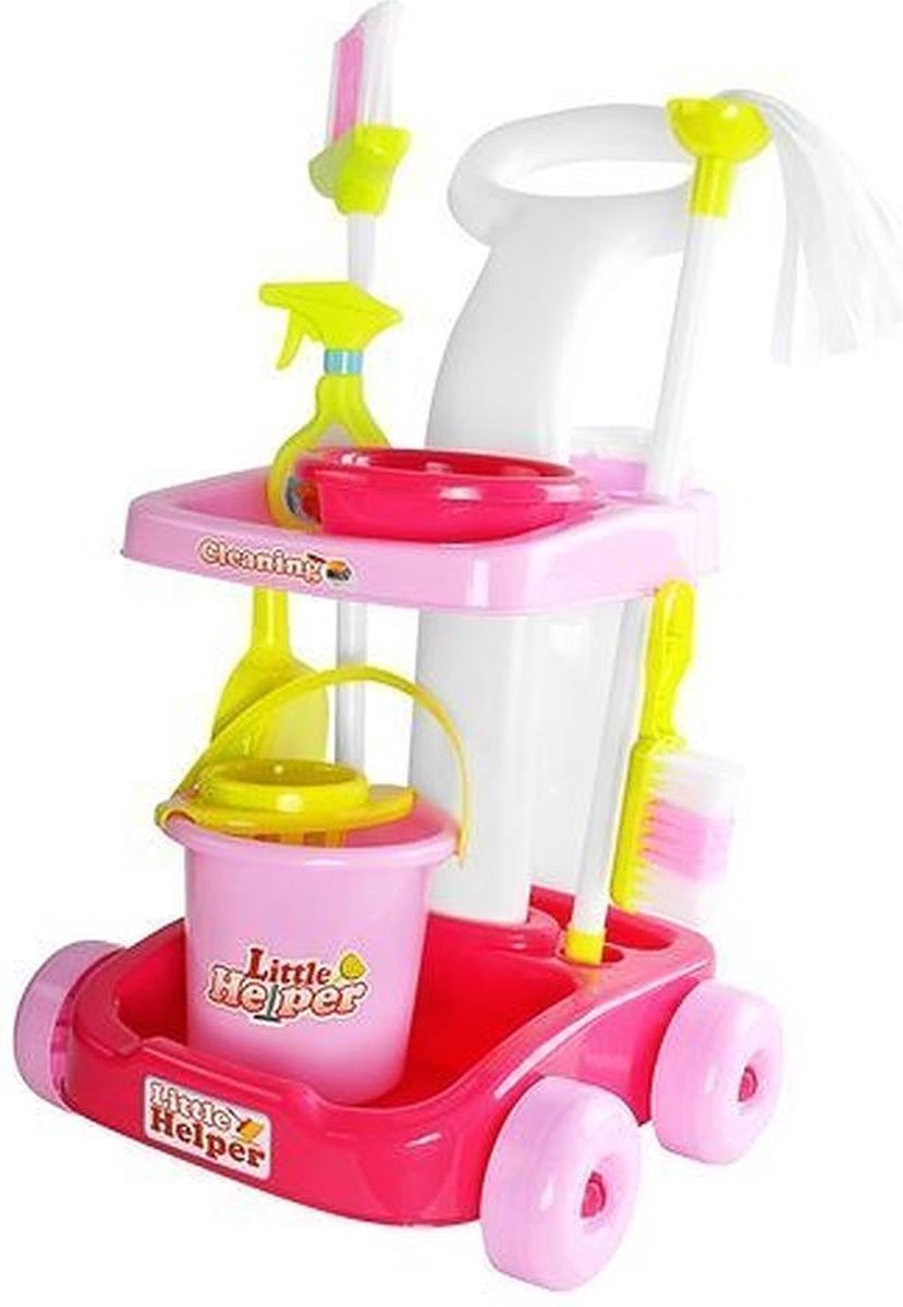 Schoonmaak trolley de kleine helper | bol.com