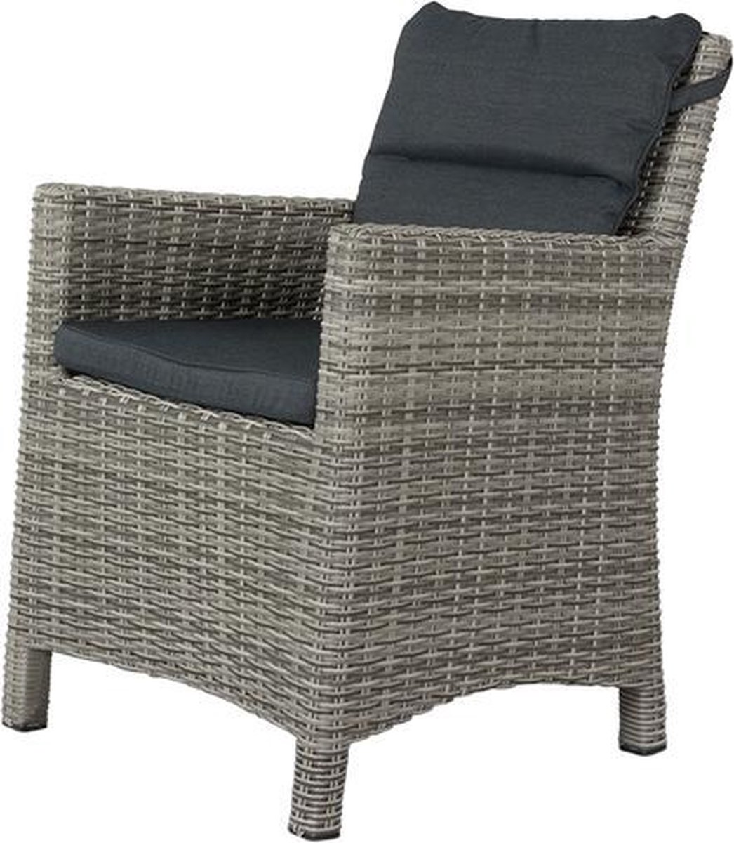 Wicker tuinstoel Oliva - Paloma grijs | bol.com