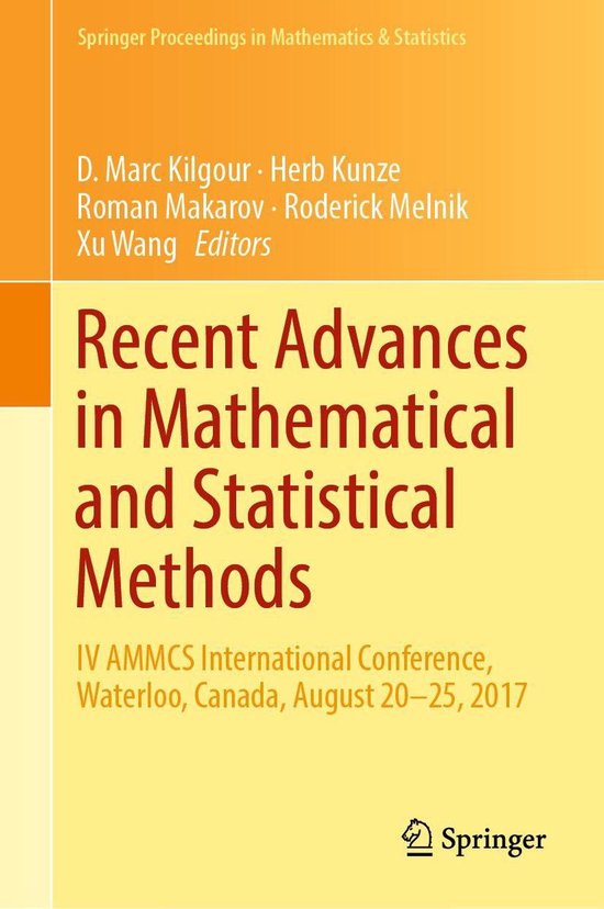 Springer Proceedings in Mathematics & Statistics 259 - Recent Advances in... | bol.com