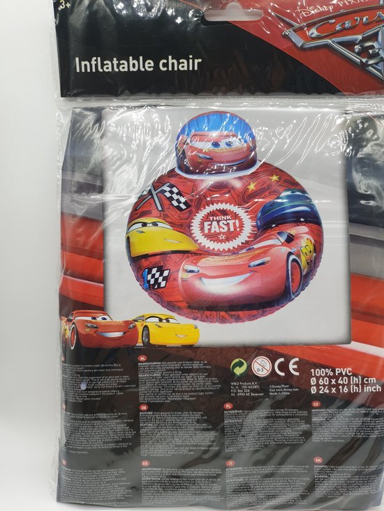 Disney Pixar Cars Inflatable Seat Pool / Beach | bol.com