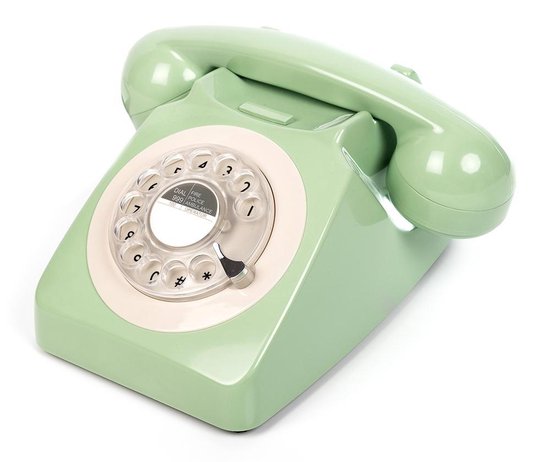 Gpo 746rotarygre Telefoon Met Draaischijf Klassiek Jaren ‘70 Ontwerp