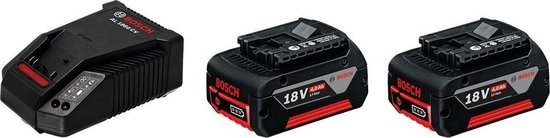 Bosch Professional 1600A019S0 Accu en acculader voor gereedschap 18 V 4 ...
