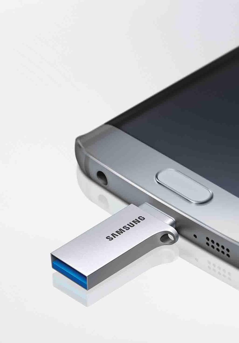 Samsung EVO 128 GB on the go met micro USB en USB aansluiting voor data ...