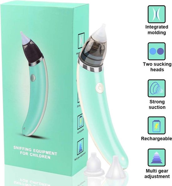 Elektrische oplaadbare neusreiniger voor baby’s en kinderen – Neuspeer ...