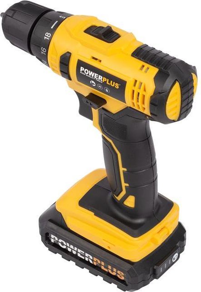 Powerplus POWX00500 Accuboormachine - 20V - Incl. 3 x 1,3Ah Accu en ...