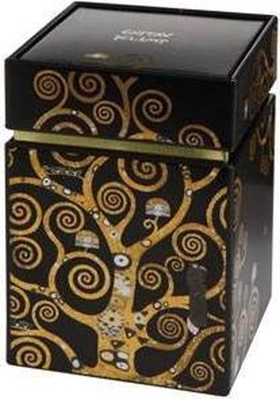 Goebel - Gustav Klimt | Theedoos De Levensboom | Metaal - 11cm ...