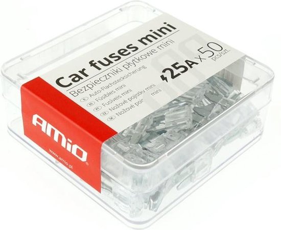 MINI Steekzekering 25A - Doos 50 stuks | bol