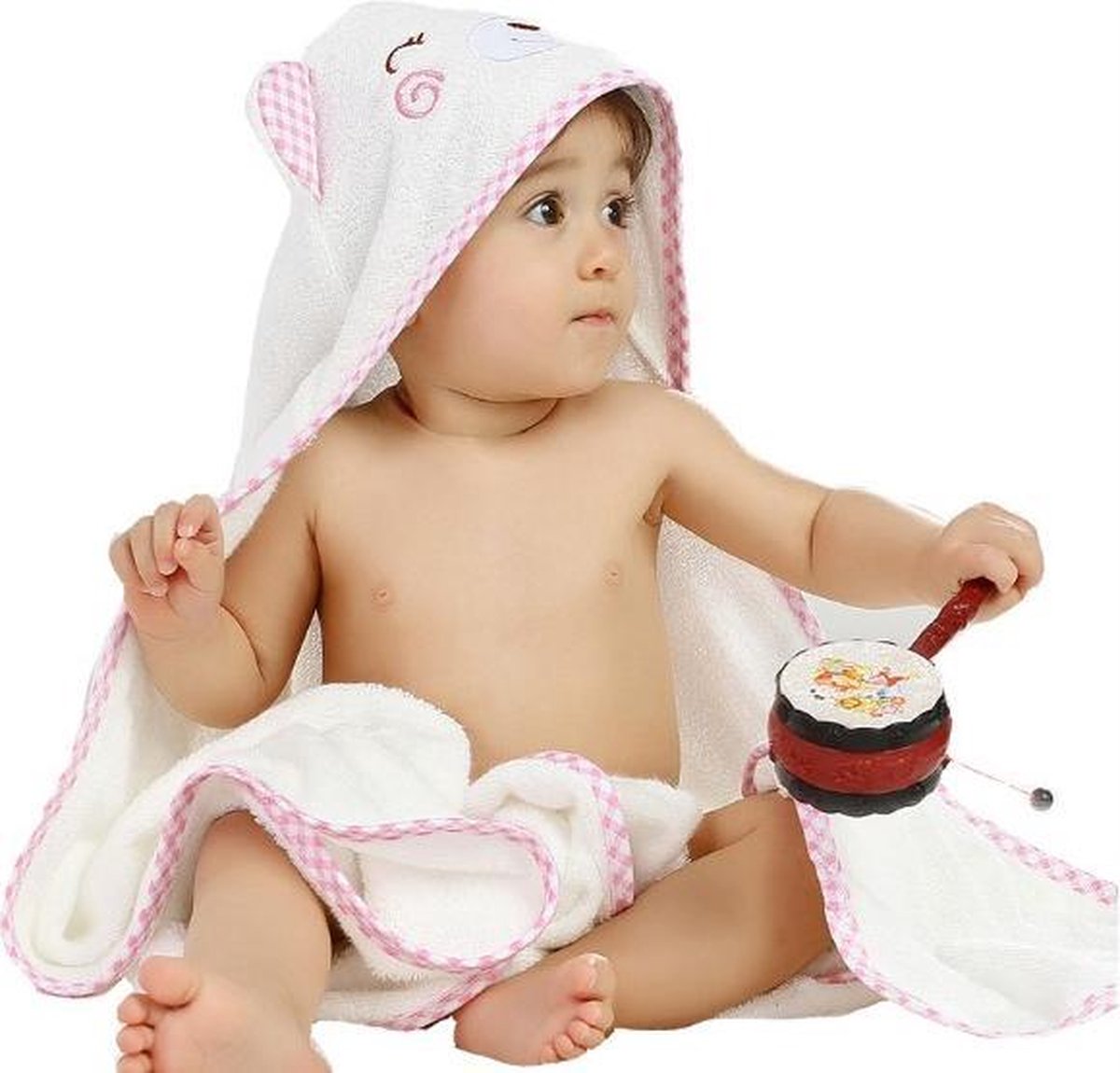 Badcape baby - Baby badjas - Baby handdoek - Baby badcape - Omslagdoek ...