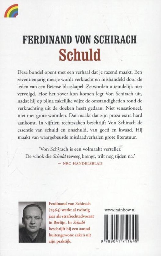 bol.com | Schuld, Ferdinand von Schirach | 9789041711649 | Boeken