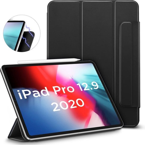 ESR Yippee Color kunstleer hoesje voor iPad Pro 12.9 (2020) - zwart | bol