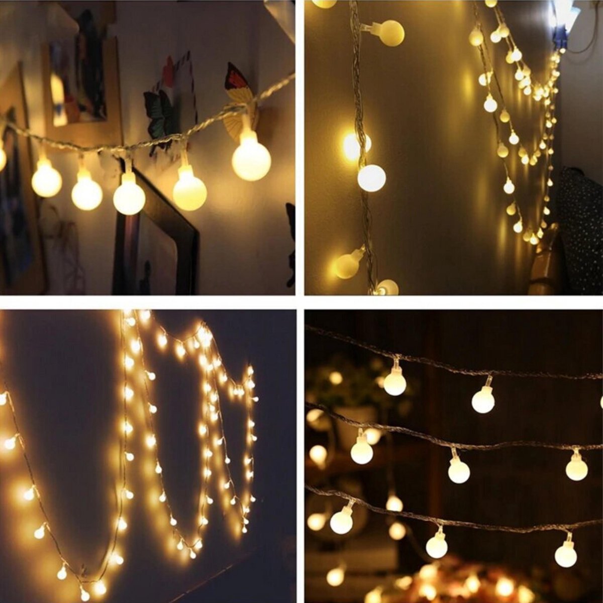 Lumadi Lichtsnoer – Lichtslinger Binnen en Buiten – Fairy Lights - Warm ...