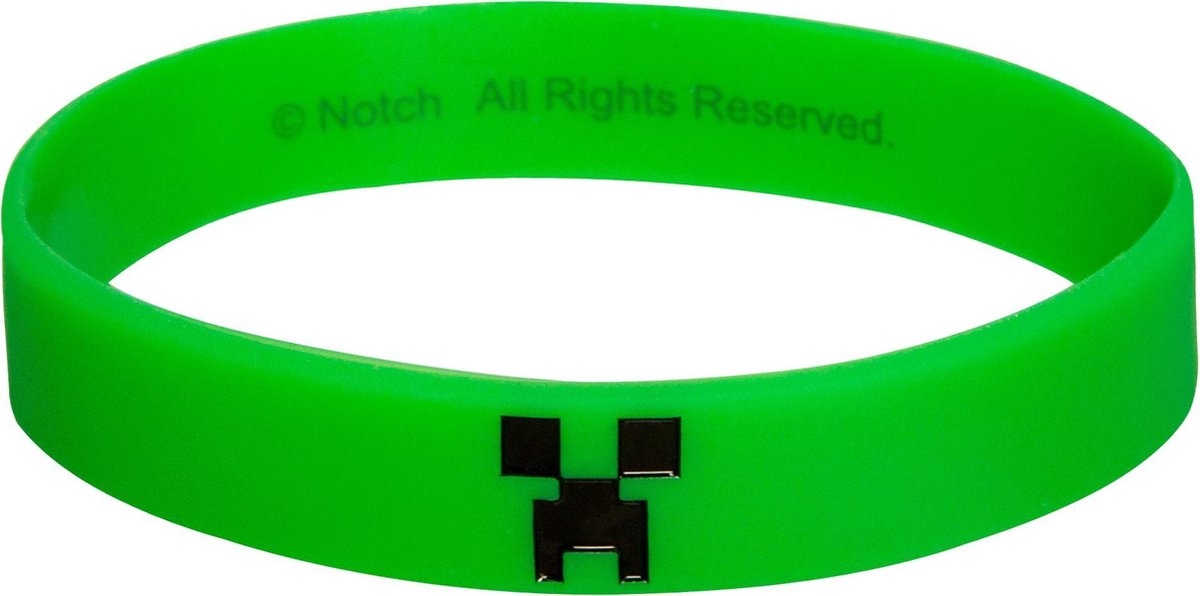 Minecraft Creeper Polsband / Wristband / Armband / Bracelet - omtrek 19 ...