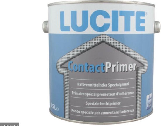 Lucite Contact Primer 2,5L, witte speciale primer | bol