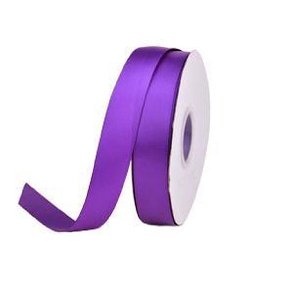 Satijn Lint 10mm (1cm) | Satijnlint | Paars (465) | Luxe Dubbelzijdige ...