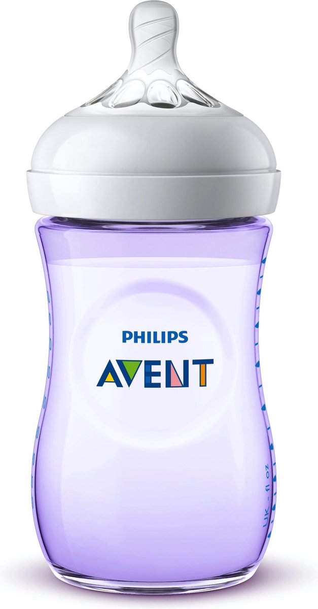 Philips Avent Natural babyfles - SCF033/14 babyfles (1m+) voor langzame ...