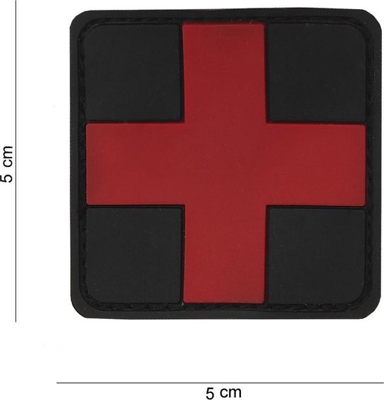 Embleem 3D PVC Cross Rood | bol