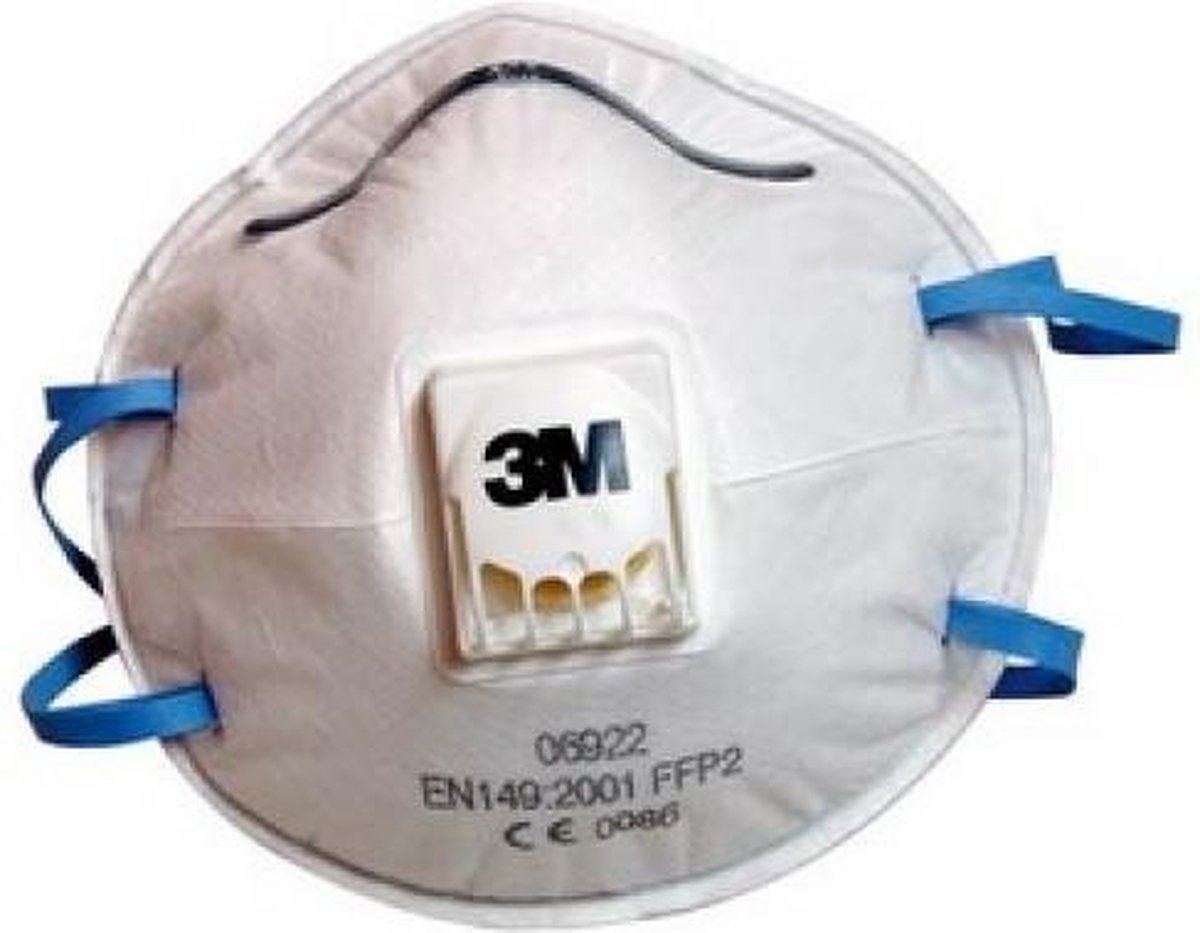 (3M Stofmasker FFP2 06922) - mondkapje - beschermd tegen stofdeeltjes ...