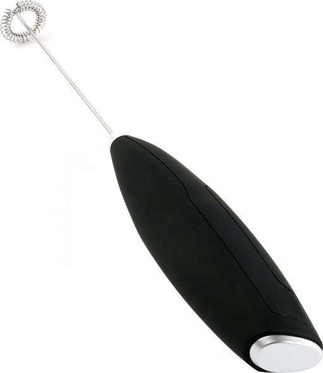 Melkopschuimer Elektrisch - Zwarte Handmatige Melkopschuimer - RVS ...