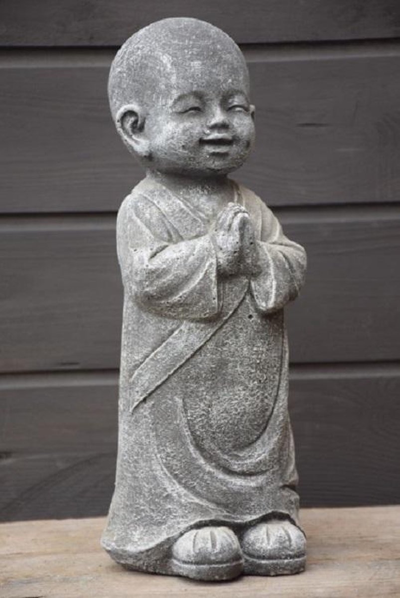 Staande Mediterende Monnik, Antraciet | bol.com