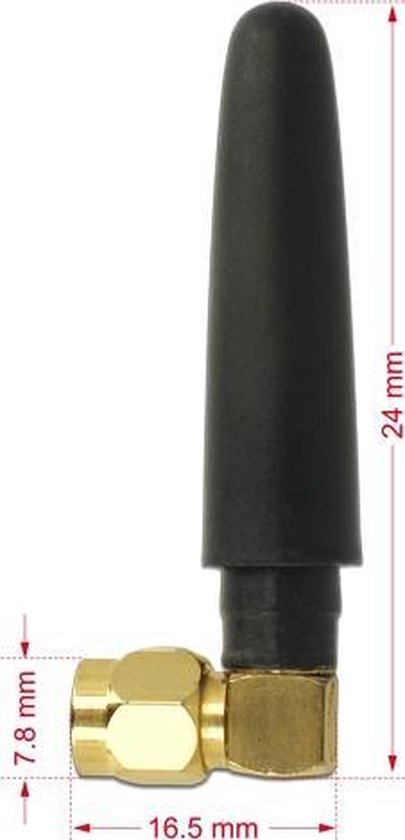 ISM 433 MHz Antenne met SMA (m) connector - 1 dBi | bol