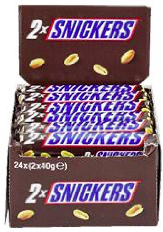 Snickers 2-Pack 24 x 80 gr | bol