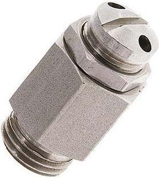 G 1/4'' RVS 303 Regelbaar Overdrukventiel 30-60 Bar - SFL-SC-60-014-M | bol