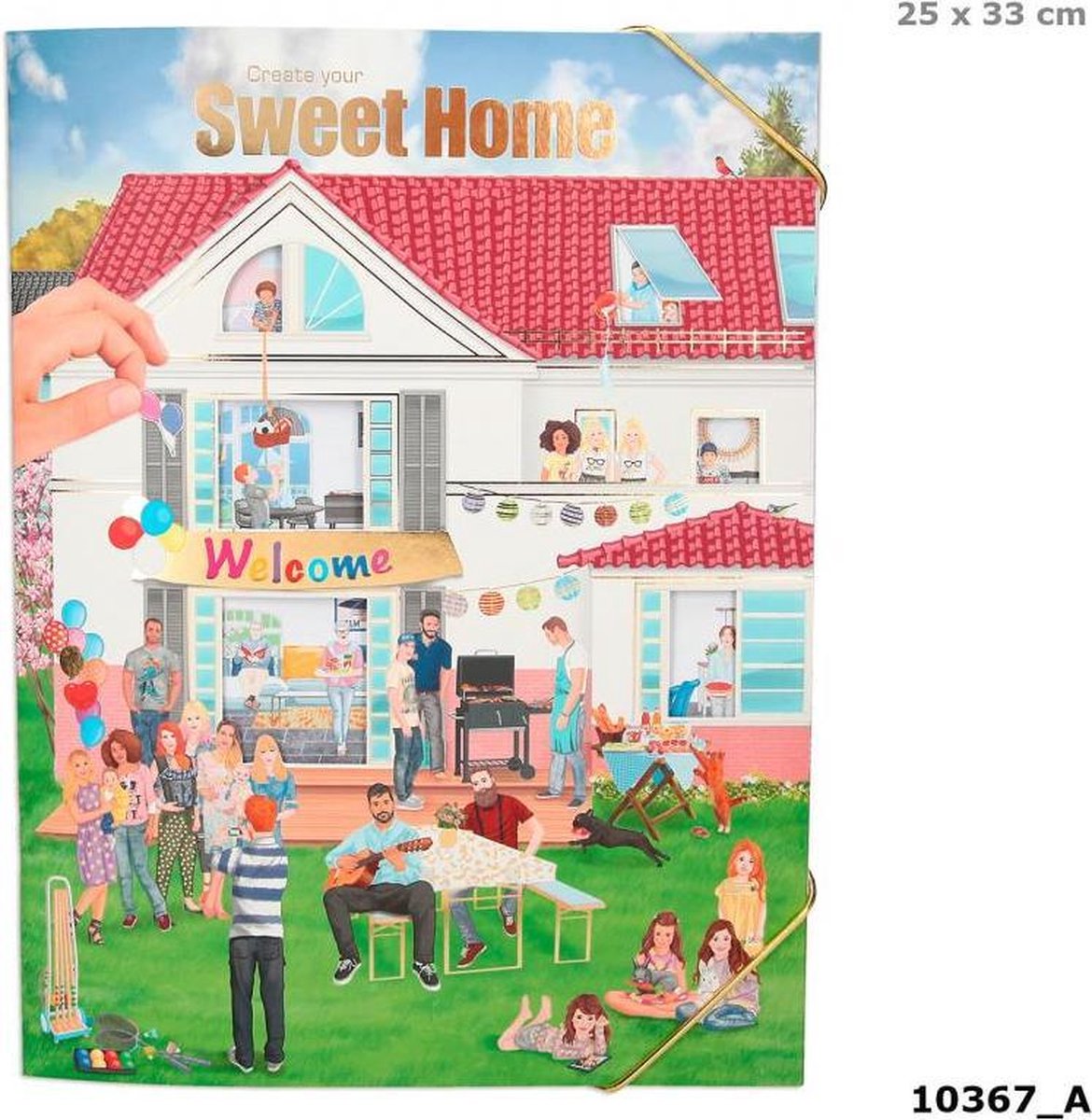 Depesche Create Your Sweet Home Kleur en Stickerboek | bol.com