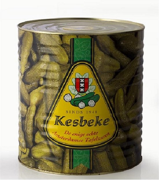 Kesbeke Augurken 70-80 stuks, blik 10 ltr | bol