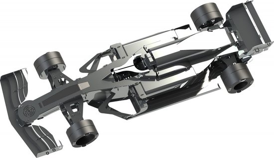 3D Metalen Bouwpakket, Grand Prix Falcon, Metal Time, MT035, 28,5x10 ...