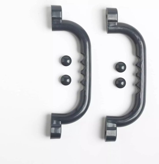 Kunststof Handgrepen Set - Antraciet | bol