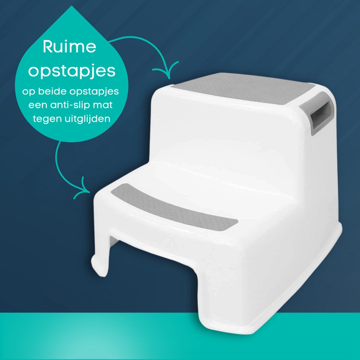 Opstapje SET Opstapkrukje Kind Opstapje Toilet Kinderen Opstapjes ...