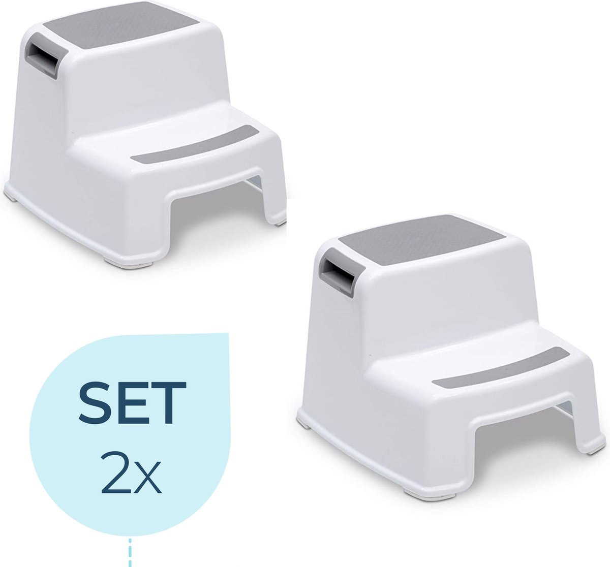 Opstapje SET Opstapkrukje Kind Opstapje Toilet Kinderen Opstapjes ...
