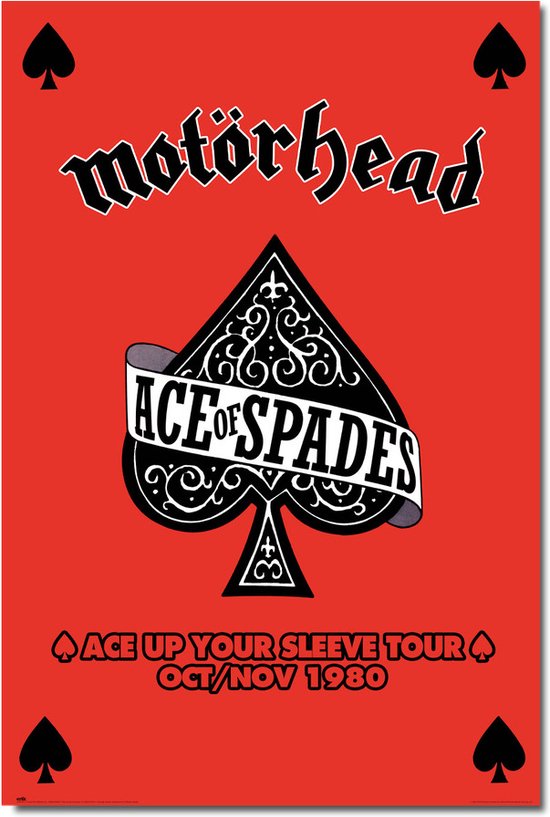Poster Motorhead Ace up your Sleeve Tour 61x91,5cm | bol