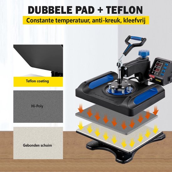 Bolture Transferpers - Sublimatie Printer - Heat Press Machine ...