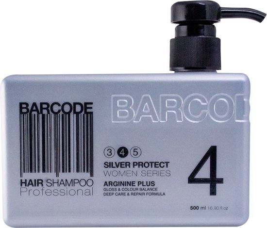 BARCODE - Hair Shampoo - Silver Protect - 500ml | bol