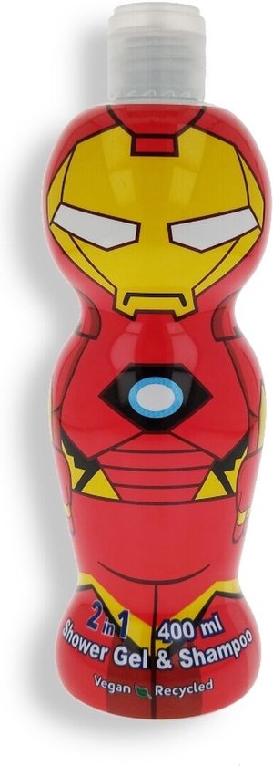 2-in-1 Gel en Shampoo Spiderman Iron Men (400 ml) | bol